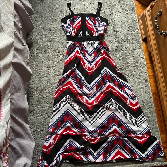 XOXO | Dresses | Xoxo Multi Colored Maxi Dress S | Poshmark